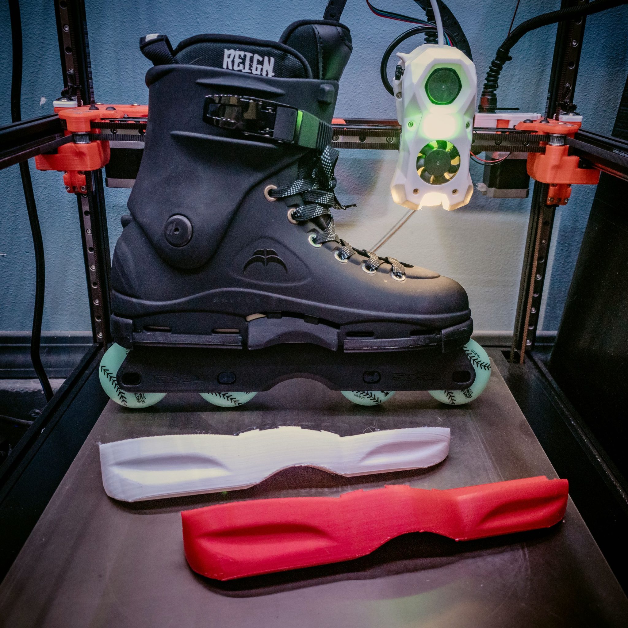 Printed Angled Souls Slider For Razors SL Skates - Angled Souls